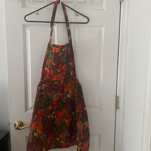 Other | Fall Colored Apron Full One Piece Autumn Thanksgiving | Poshmark
